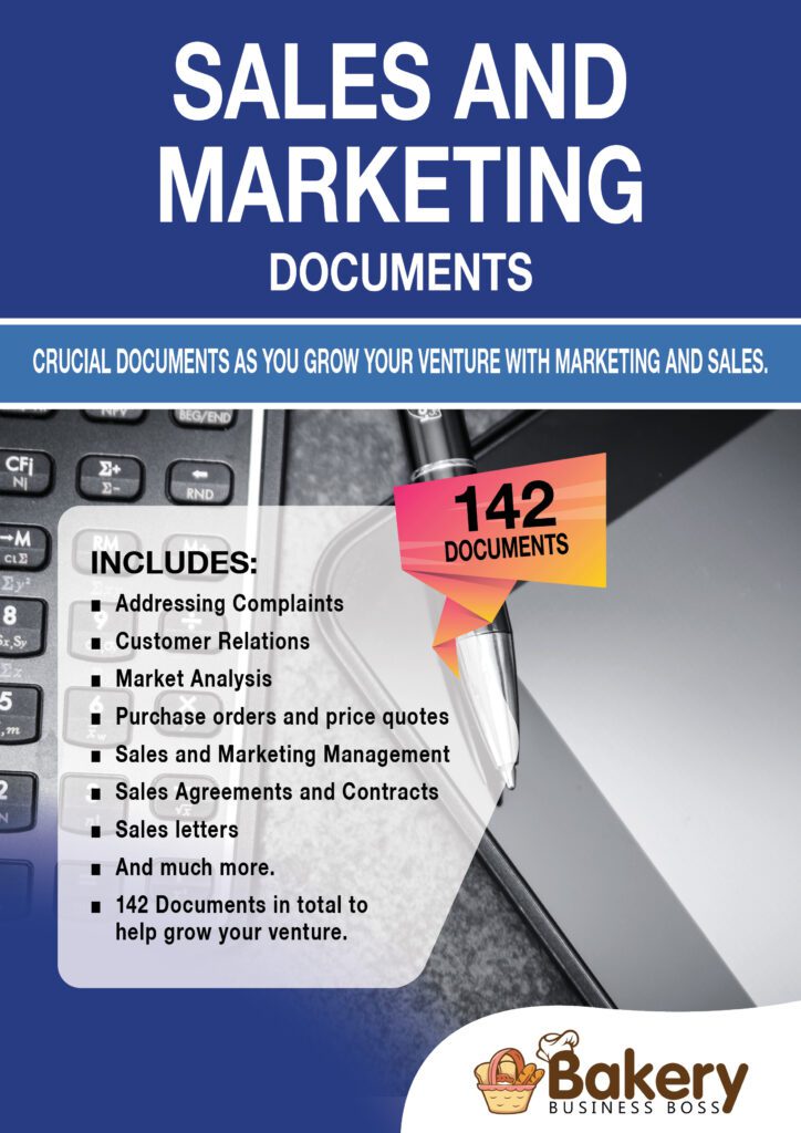 Bakery Business Startup Documents post | Bakery Business Boss