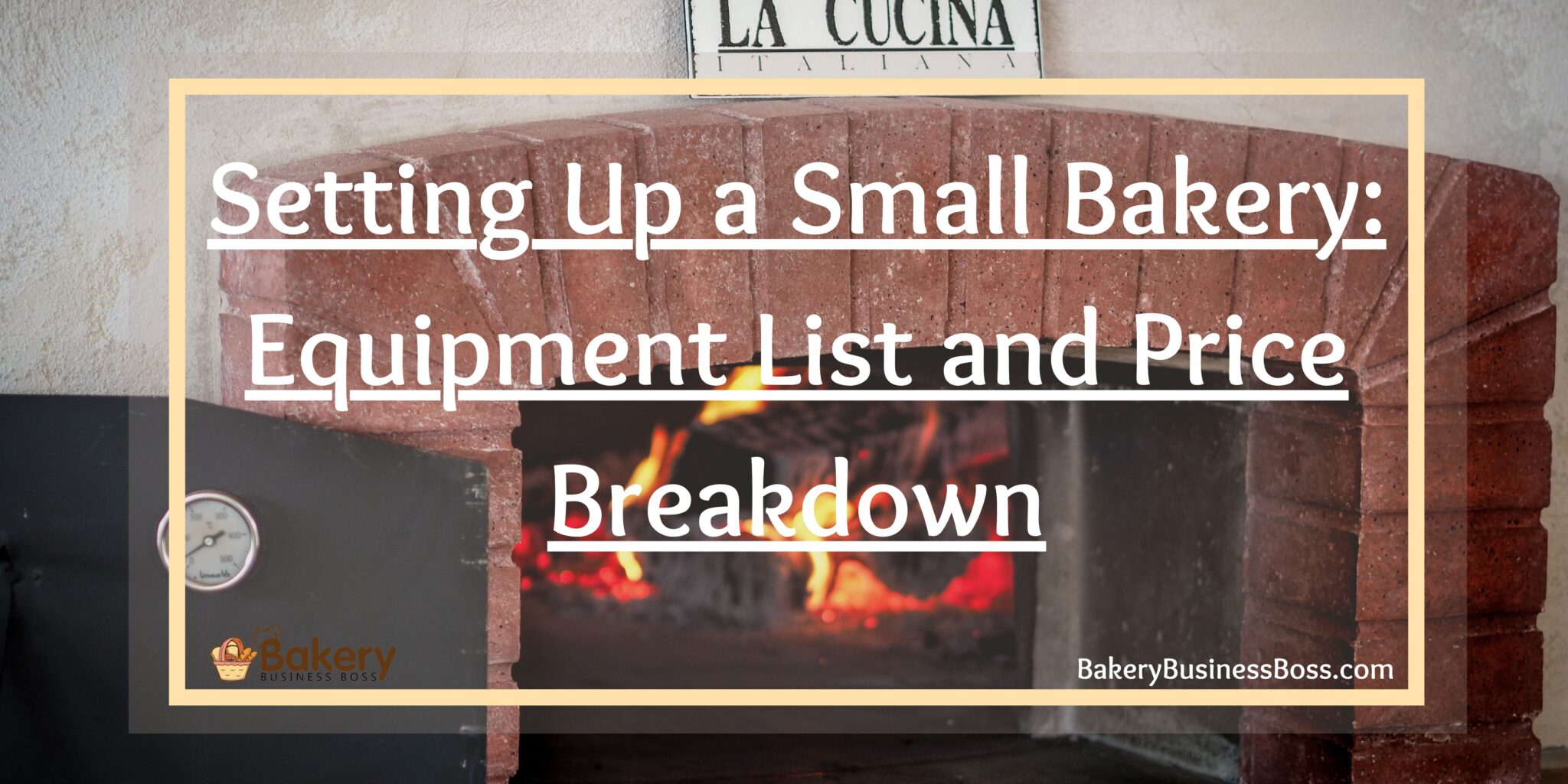 Setting Up a Small Bakery: Equipment List and Price Breakdown | Bakery ...